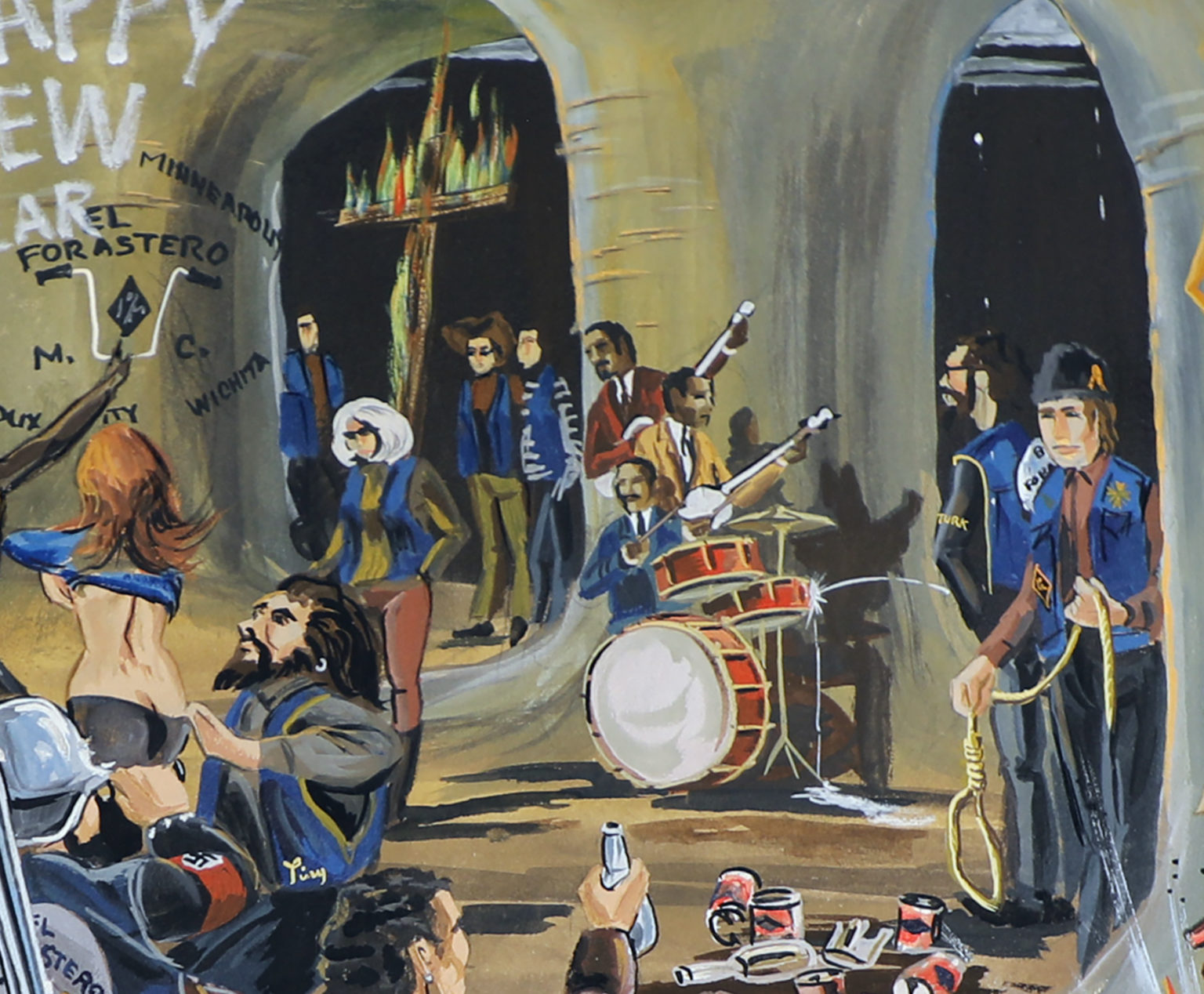 The David Mann/Roth Studios El Forastero “New Years Party” Painting ...