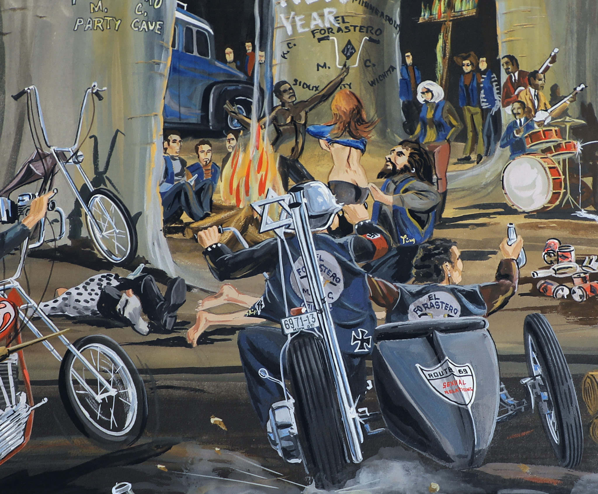 The David Mann/Roth Studios El Forastero “New Years Party” Painting ...